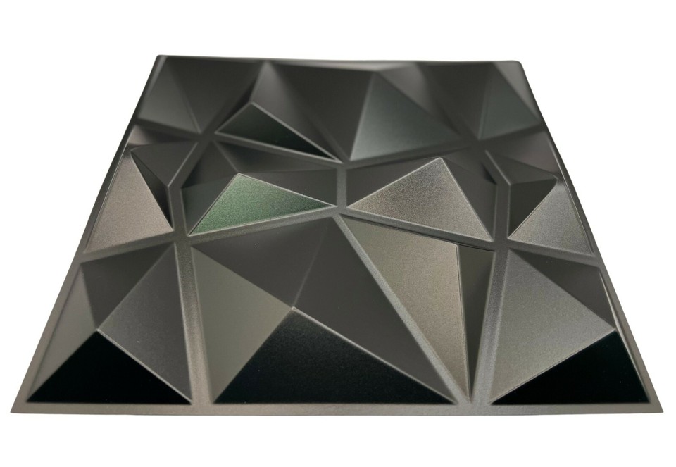 Acoustic Diffuser Panels - Geometric - Black - Acoustic Diffusion Wall ...