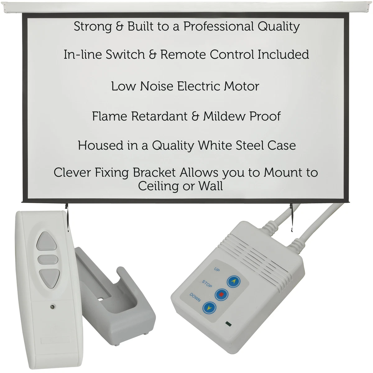 Motorised Projector Screen Ceiling Mount | Shelly Lighting