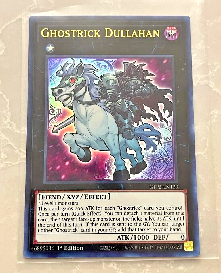 Yugioh x1 Ghostrick Dullahan 1st Edition GFP2-EN139 Ultra Rare (NM!) | eBay