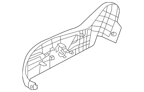 Genuine Hyundai Seat Frame Trim Panel 88222-4Z010-NBC | eBay