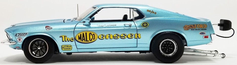 Ford Mustang GT Race Car RARE Dragster 12 Built Metal 1 18 Model 24 ...