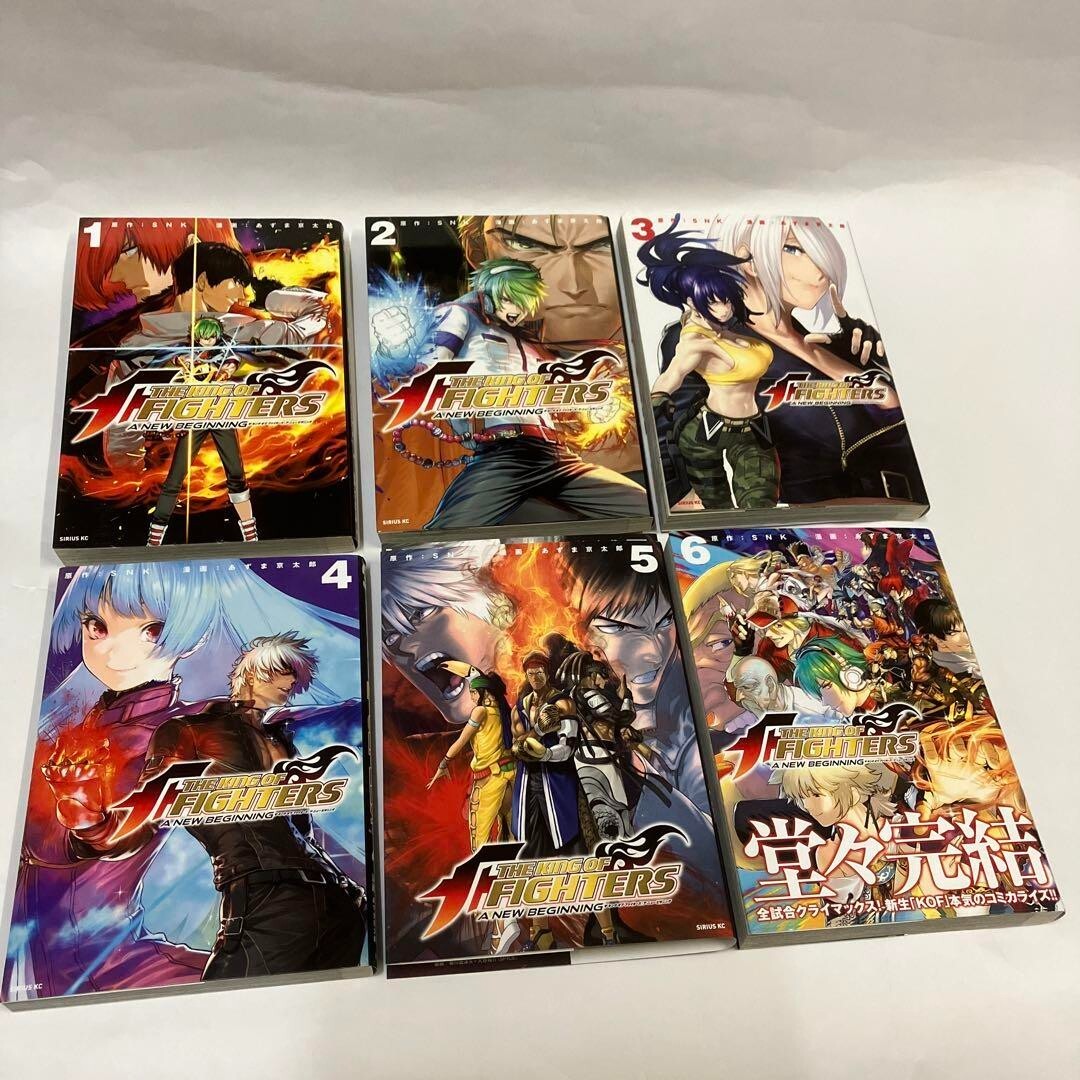 THE KING OF FIGHTERS Kyotaro Azuma Vol. 1-6 Comic Complete Manga ...