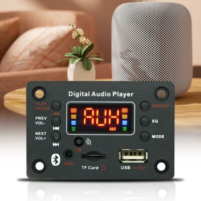 Bluetooth 5.0 MP3 Player Decoder Board Music Receiver Audio Decoder ...