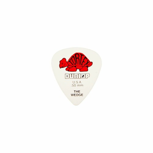 Dunlop Tortex Wedge Picks, Player's Pack, 12 pcs., Red, 0.50 mm ...