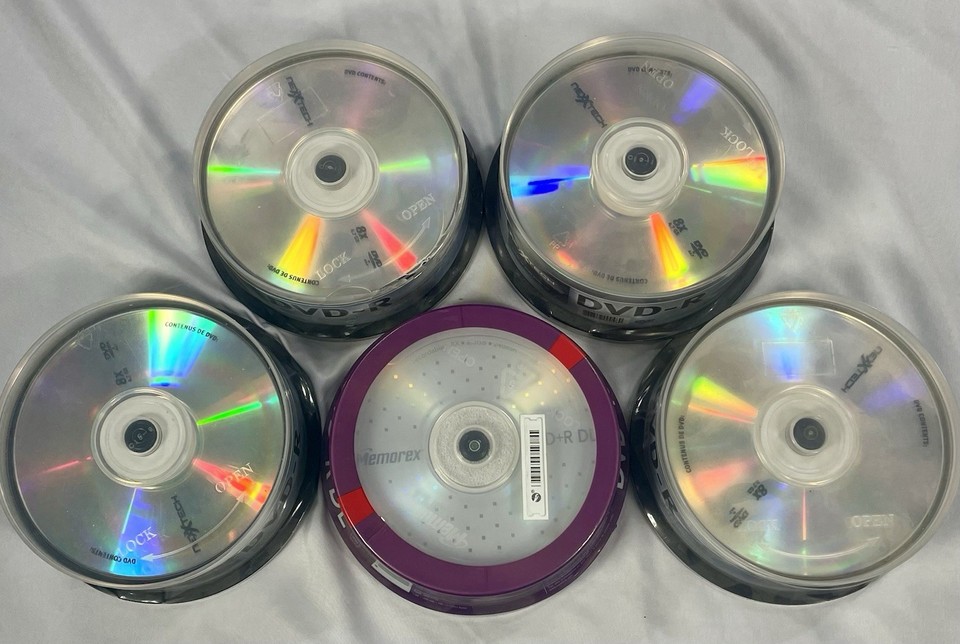 Nexxtech 25-Pack DVD-R x4 & Memorex DVD-R-DL 25 Pack NOS | eBay