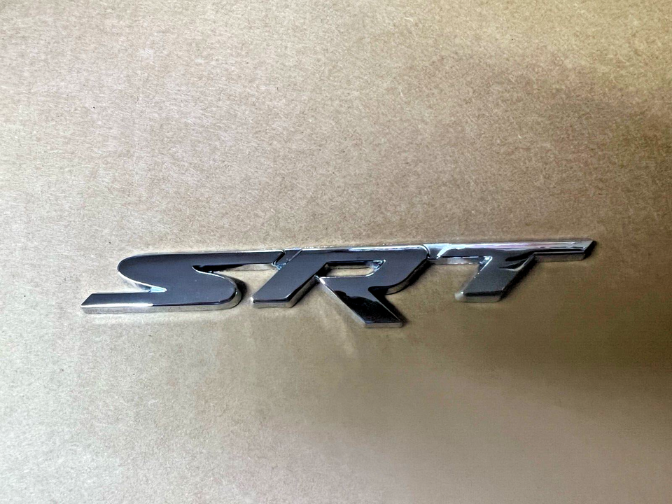 2000 - 2015 DODGE CHRYSLER PLYMOUTH JEEP SRT CHROME LETTERING EMBLEMS ...