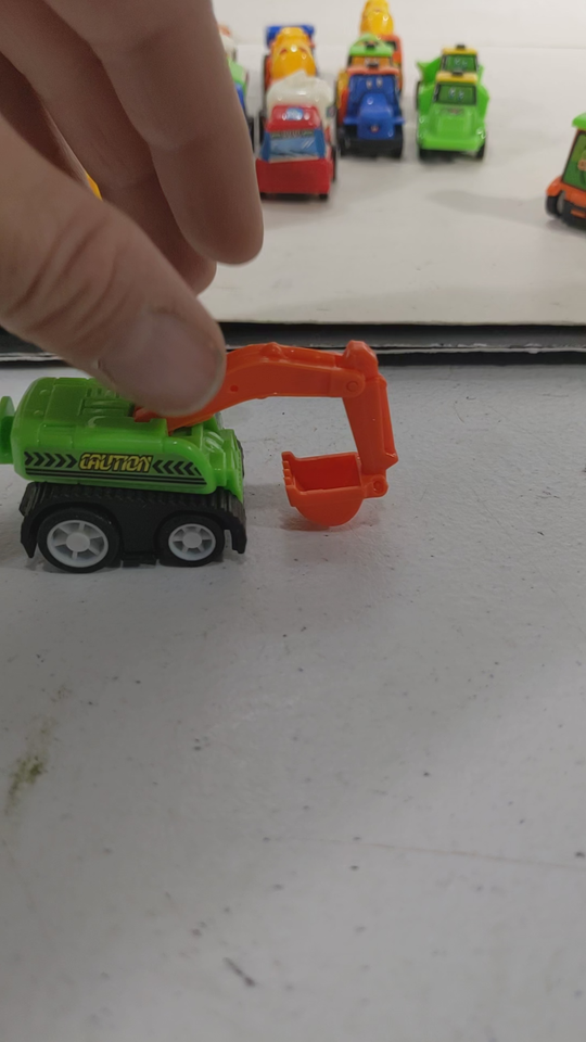 Pull Back Cars Trucks Prize Box Toys Party Favors Work Vehicles Fun Kid ...