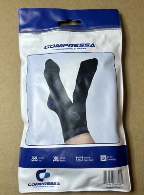 Compressa Compression Socks One Size Fits Most Brand New Sealed Black ...