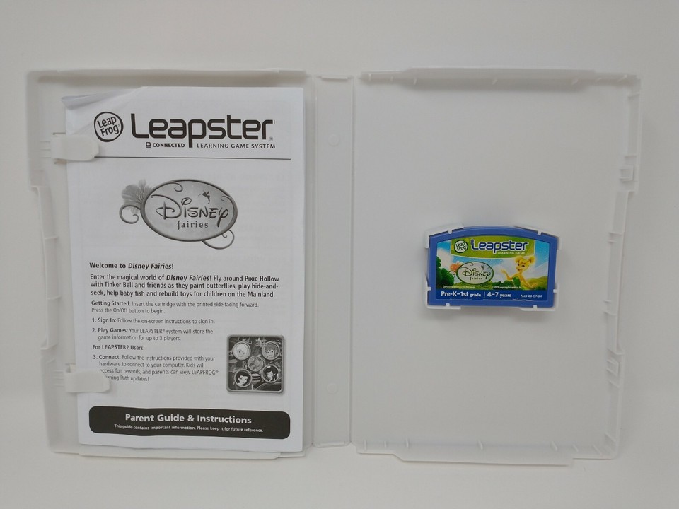 Lot of 3 LeapFrog Leapster Video Games w/Original Cases - SpongeBob ...