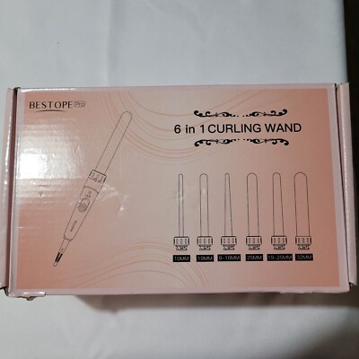 BESTOPE Pro 6 in 1 Ceramic Curling Wand w/ 6 Ceramic Barrels | eBay
