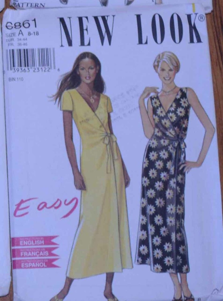 New Look Sewing Patterns Women's Multi-sized 8-18 Bust 34-44 +Handbags ...