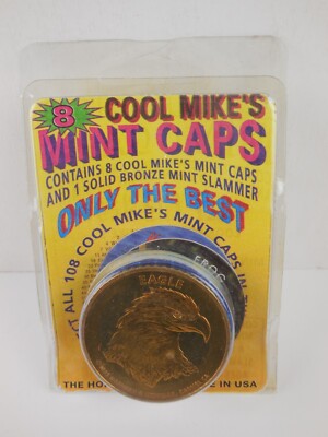 8 Cool Mike's Mint Caps And 1 Solid Bronze EAGLE Slammer the Hoffman ...
