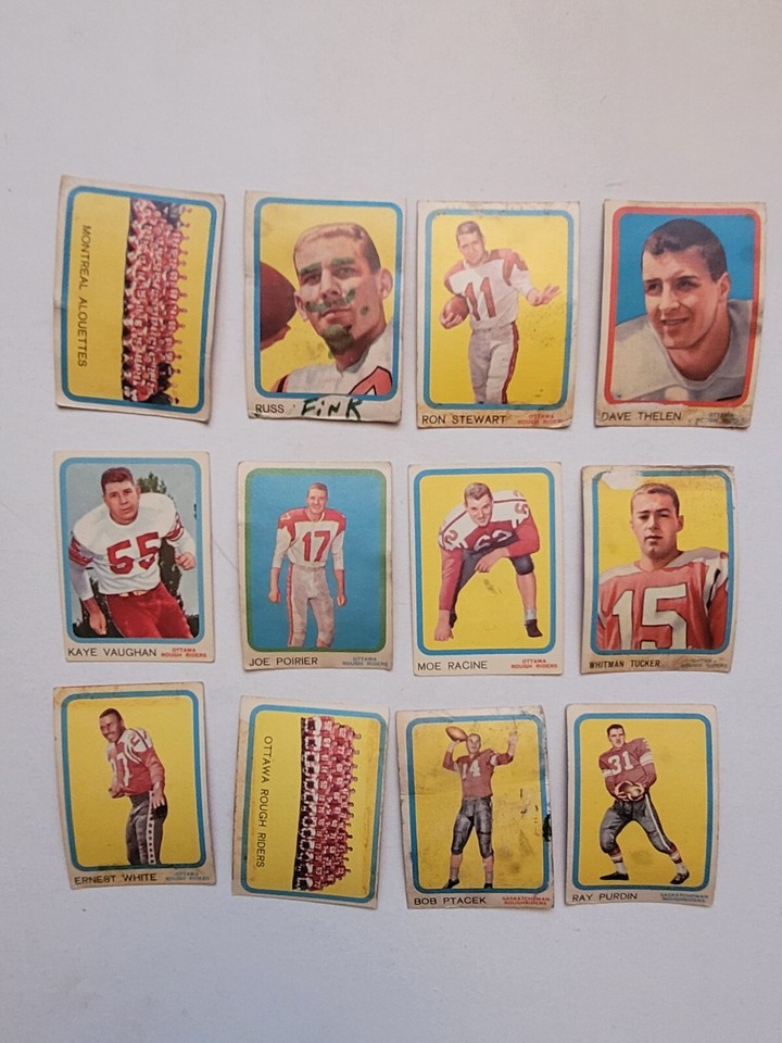 1963 Topps CFL Complete Set (1-88) | eBay