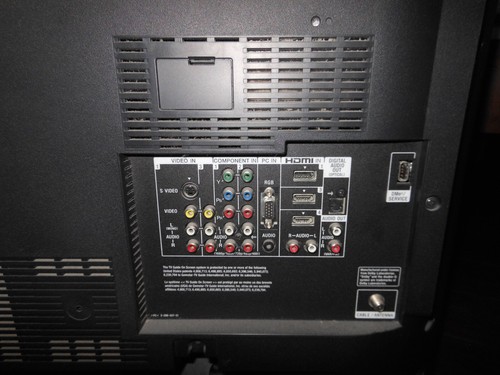 Preowned SONY BRAVIA 52 in LCD TV 1080P KDL-52V4100 w/ Remote Made in ...