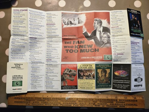 2004 NYC Manhattan Subway Map New York City TRIBECA FILM FESTIVAL ...