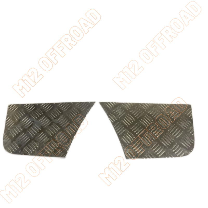 Land Rover Discovery 3 Natural 2mm Chequer Plate corners ( Pair) | eBay UK
