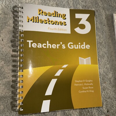 Reading Milestones–Fourth Edition, Level 3 (Yellow) Teacher's Guide | eBay