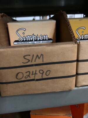 02490 SIMPSON METERS | eBay