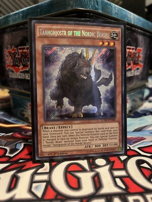 Tanngnjostr Of The Nordic Beasts - LC5D-EN180 - Secret Rare [Mint!] 1st ...