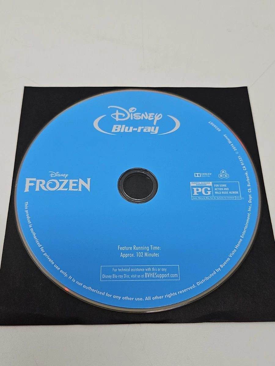 Frozen Blu Ray Disc