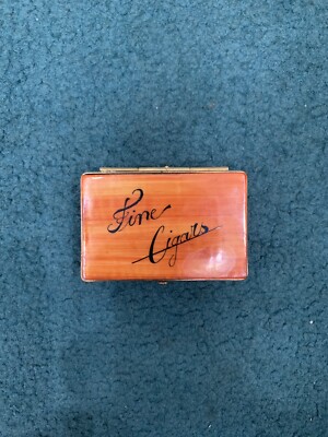 Antique Hand-painted Limoges Porcelain Fine Cigar Box | eBay