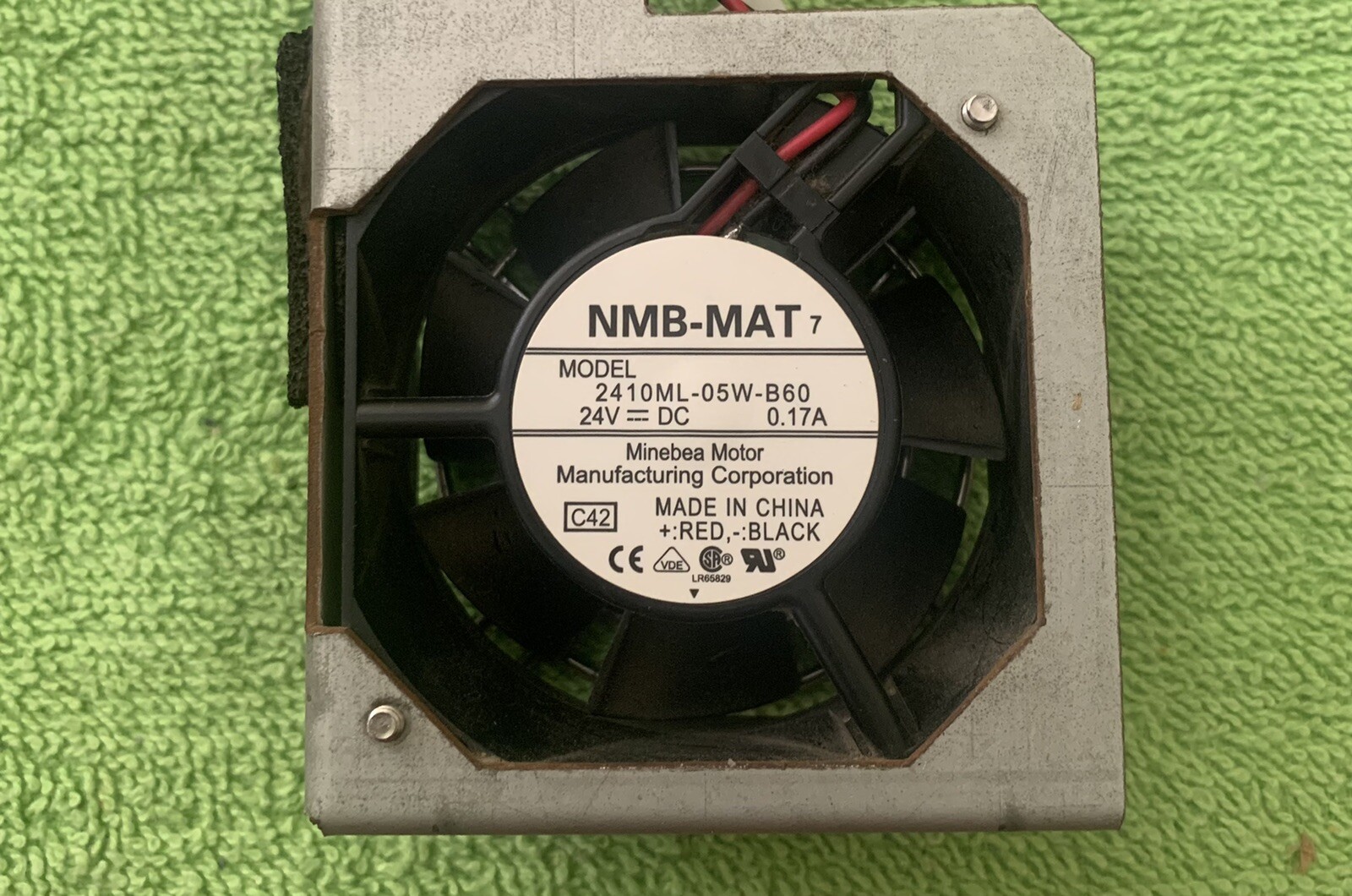I040375-00 Fan Noritsu Minebea Motor NMB-MAT 2410ML-05W-B60 24VDC | eBay