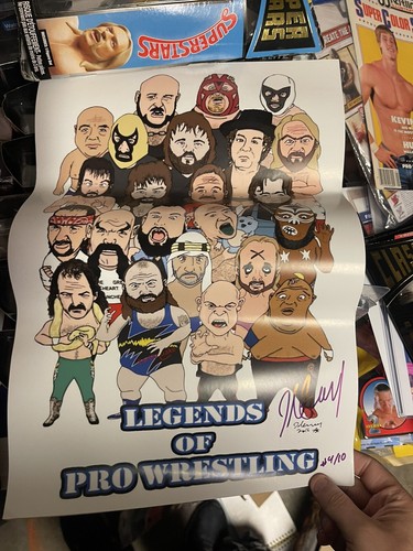 Wwe Nwa Legends Of Wrestling 11x14 Poster | eBay