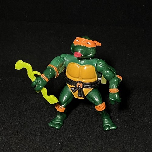 Vintage Wind Up TMNT Figure WITH WEAPON: Michaelangelo 1989 Ninja ...