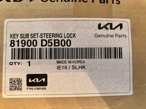 New OEM 16-20 KIA OPTIMA IGNITION LOCK CYLINDER ASSEMBLY 2 KEYS NEW ...