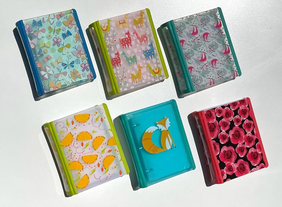 Staples 1" Hard Cover Micro Mini 3-Ring Binders Assorted School Office ...