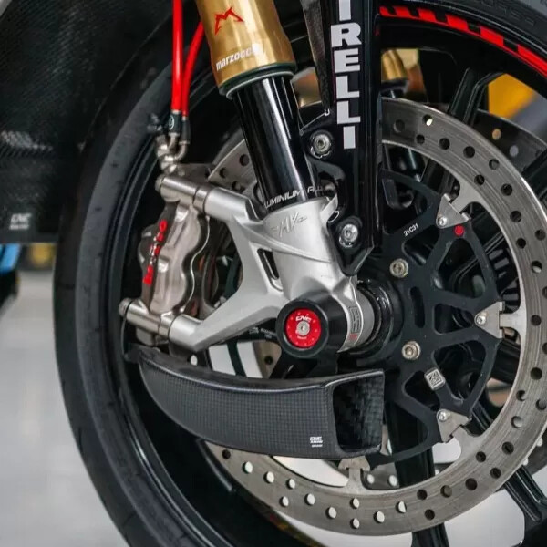 CNC Racing black folding brake lever Race Pramac Edition Aprilia RS660 ...