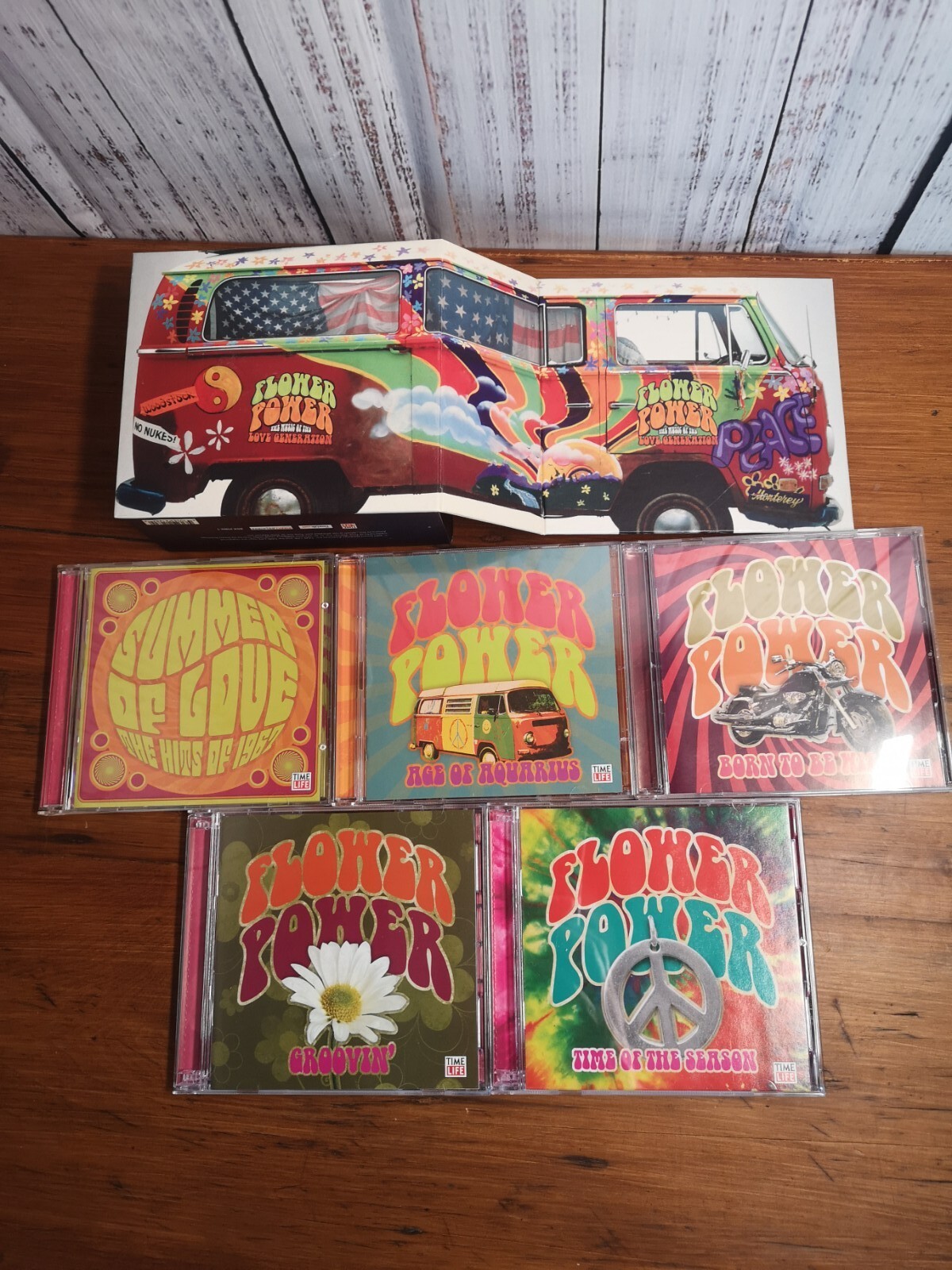 Flower Power [Time Life Box] by Various Artists (CD, Nov-2007, 10 Discs ...