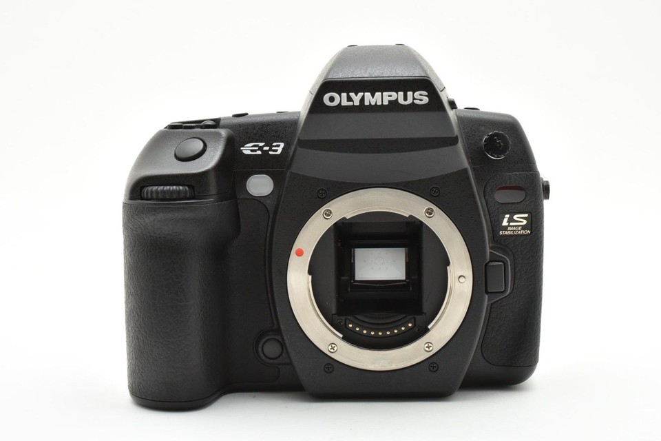 Olympus E-3 Black Digital SLR Camera Body DSLR Four Thirds 10.0MP Live ...