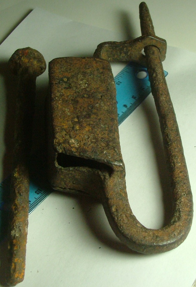 Rare Genuine Ancient Byzantine Iron Monastery gate lock kit artifact ...