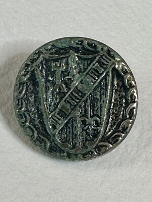 Vintage Shield Crest Coat of Arms Vintage Metal Button | eBay