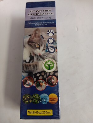 Pet Anti-Chew Bitterness Spray No Chew Spray Cat No Bite Chewing NIB ...