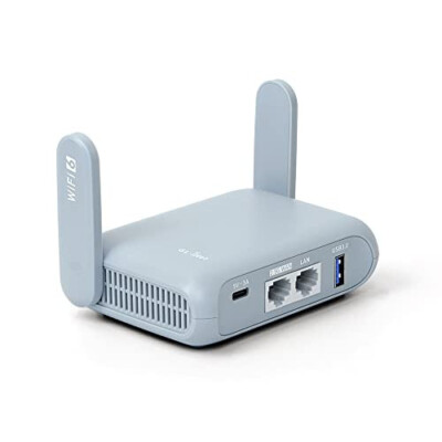 Portable Travel Router, Pocket-Sized Wi-Fi 6 Wireless Travel Gigabit ...