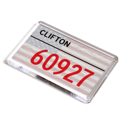 FRIDGE MAGNET - Clifton, 60927 - US Zip Code | eBay UK