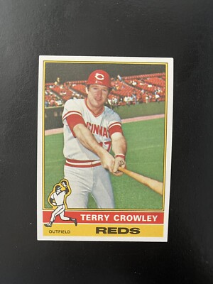 1976 TOPPS #491 TERRY CROWLEY CIN REDS— QUALITY EXAMPLE💥*** (wph) | eBay