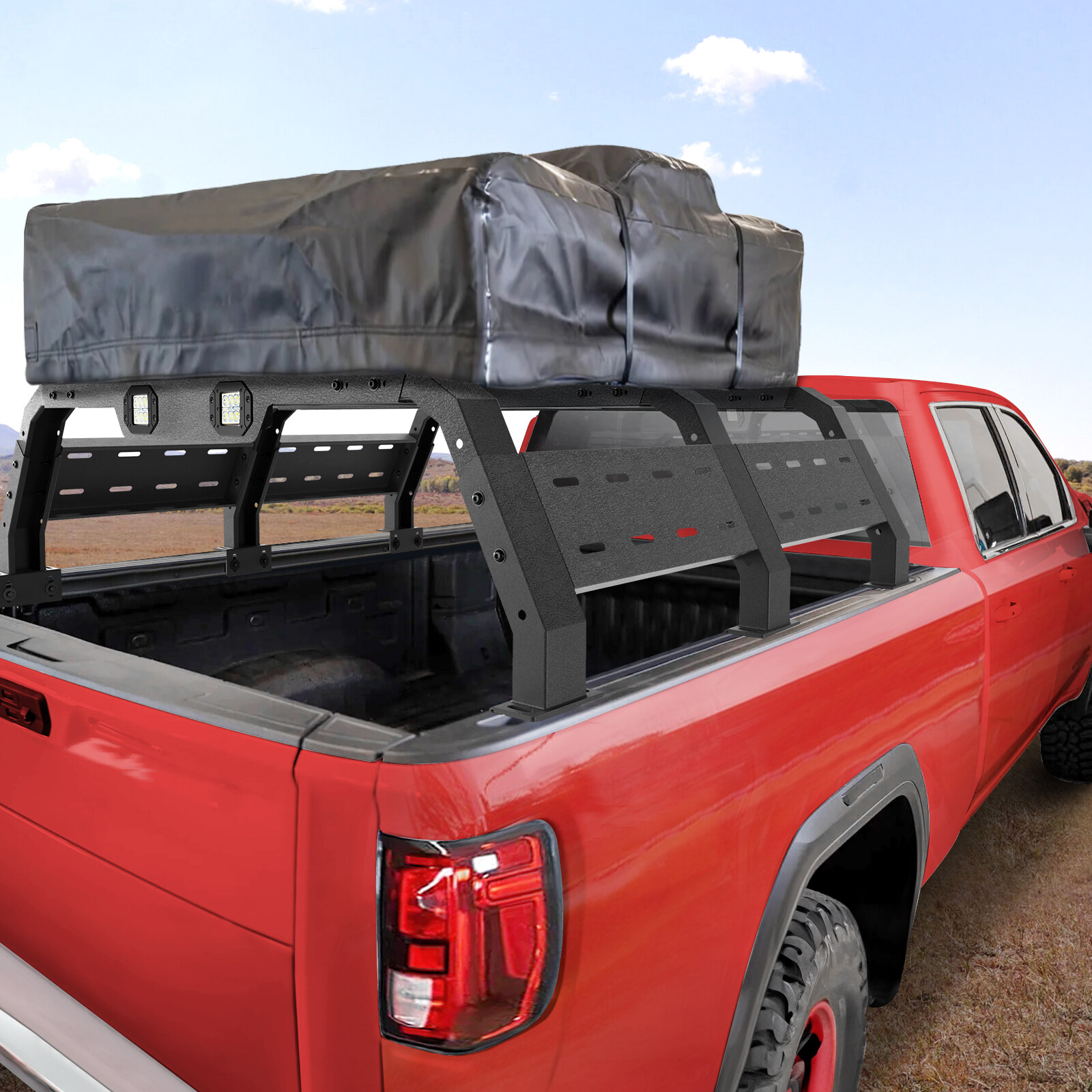 High Truck Bed Rack for Toyota Tacoma 05-22 /Tundra 2014-2022 ...