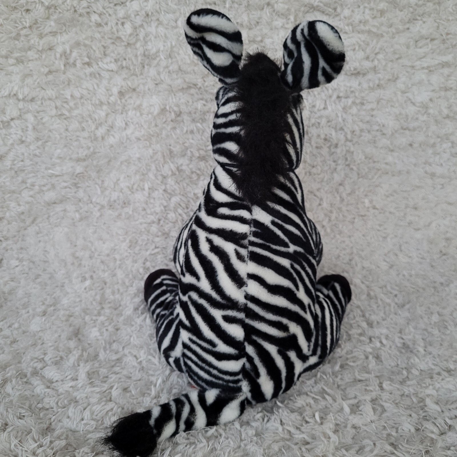 Wild Republic Zebra Black White Plush Stuffed Animal 12" Toy Cincinnati ...