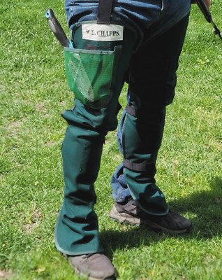 W.E Chapps Full Leg Guard Strap Safety Landscaping Deluxe Chaps 35" NEW ...