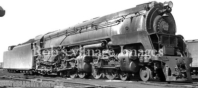 Pennsylvania Railroad 4-4-6-4 Q2 Steam Locomotive 6184 train Photo 1943 ...