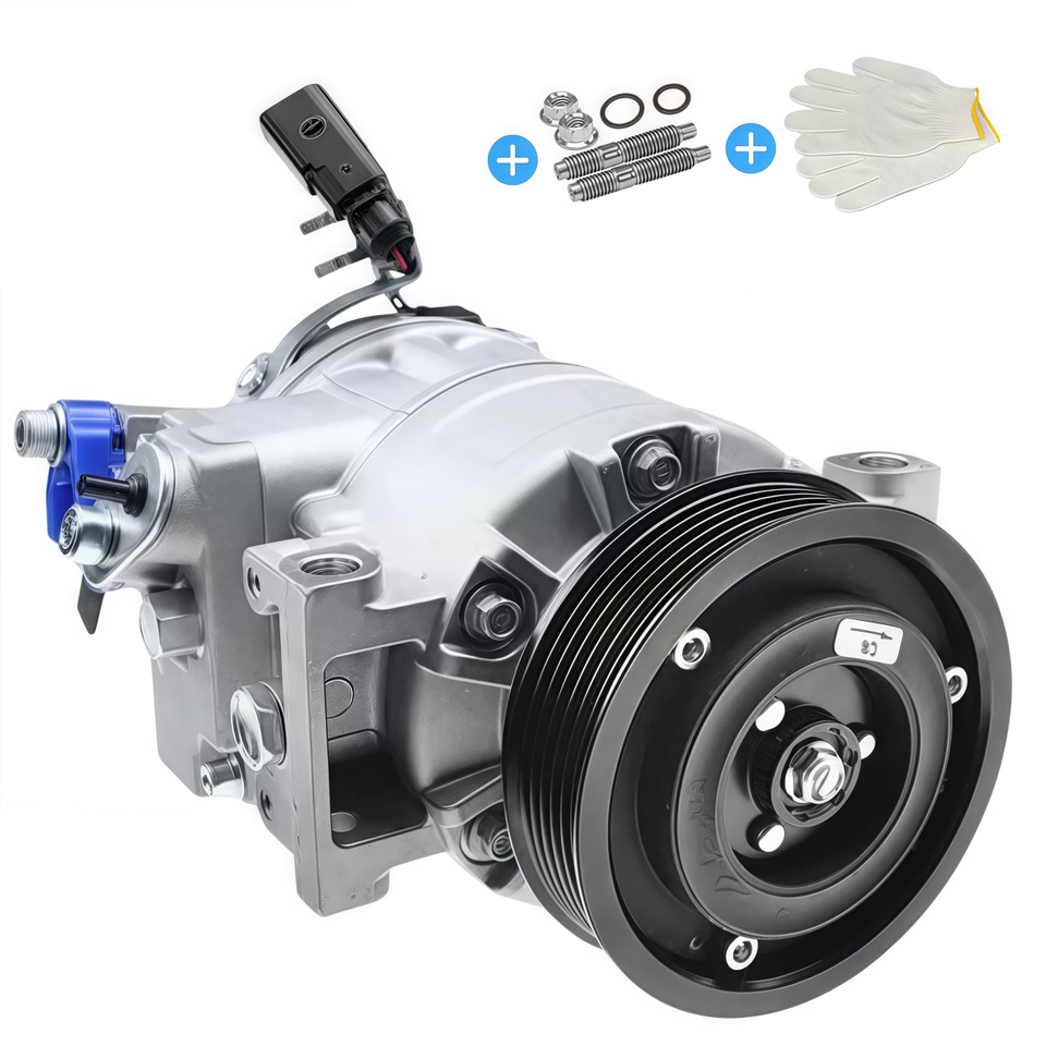 AC Compressor w/ Clutch for Audi allroad A5 A4 A6 Q3 Quattro Q5 Q7 ...