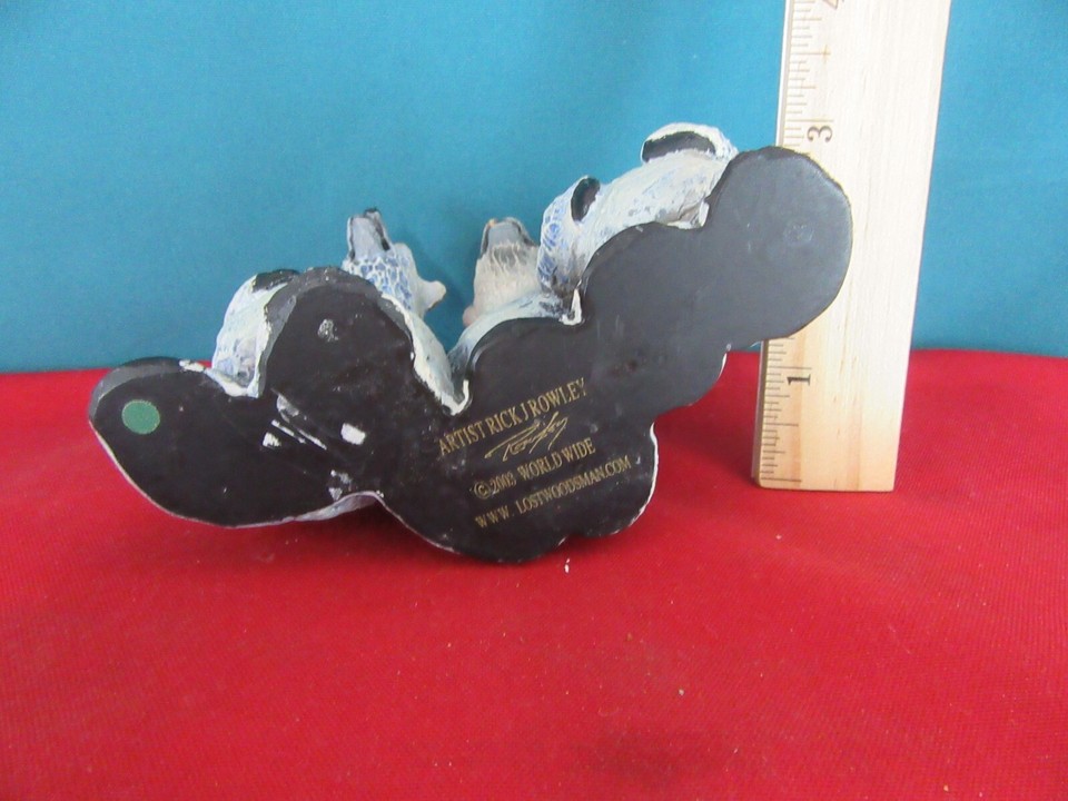 Three Hugging Bears Figurine Rick J. Rowley 2003 Lost Woodsman Polar | eBay