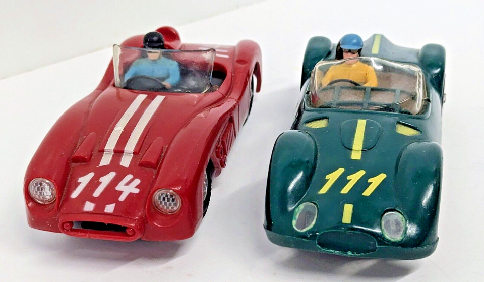 Vintage 1960's Sears Auto Road Racer 2 Slot Car Set Marx Ferrari ...