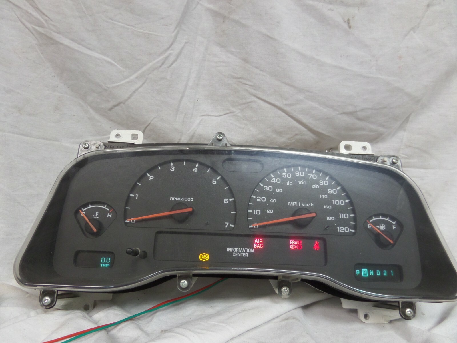 03+2003+Dodge+Durango+Speedometer+Instrument+Cluster+Oem+148K+Miles+ ...