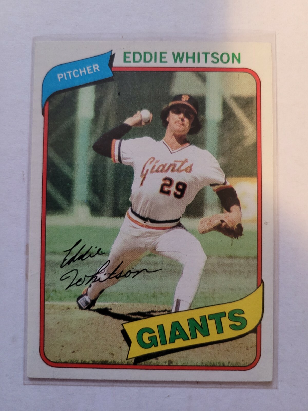1980 TOPPS EDDIE WHITSON #561 EX/NM | eBay