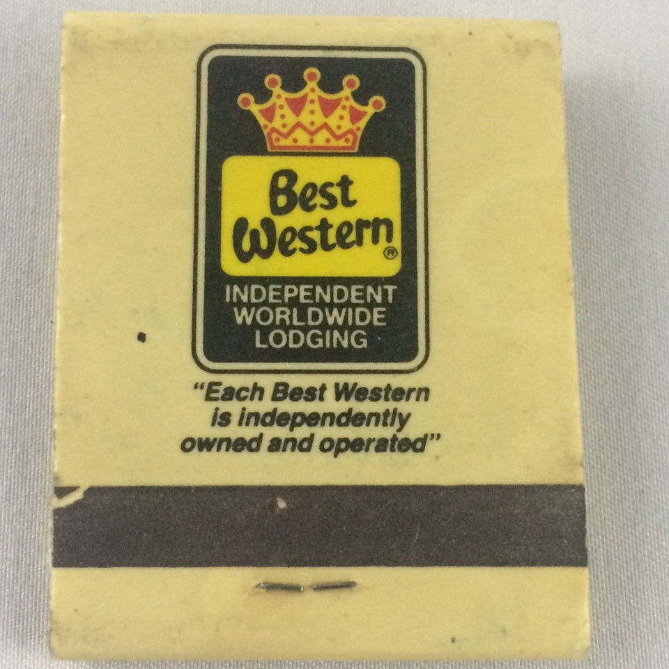Vintage Best Western Matchbook Independent Worldwide Lodging Travel ...