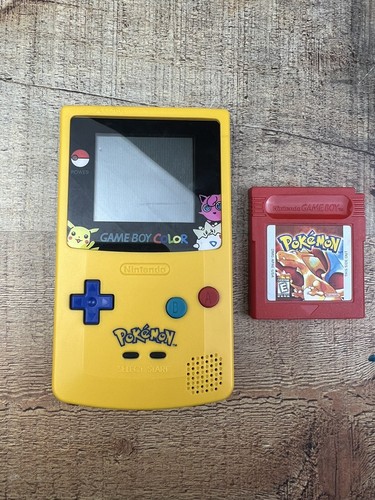 Nintendo Game Boy Color - Limited Pokemon Pikachu Edition ReSHELL W ...